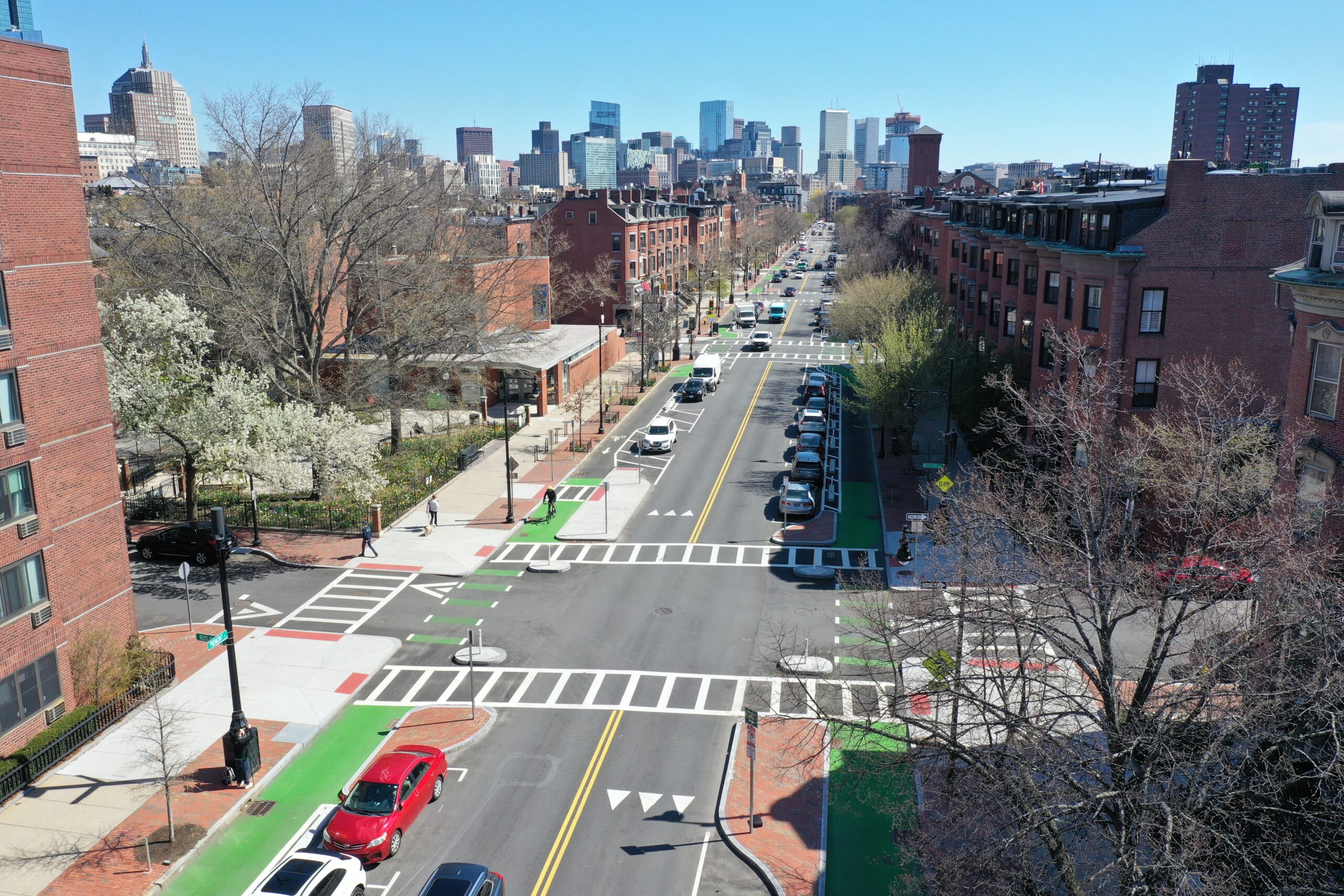 Tremont Street Pedestrian and Cyclist Improvements Enhance Safe Travel ...